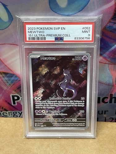 Pokemon Mewtwo 151 Ultra-Premium Full Art Promo SVP EN 052 PSA 9 Mint ...