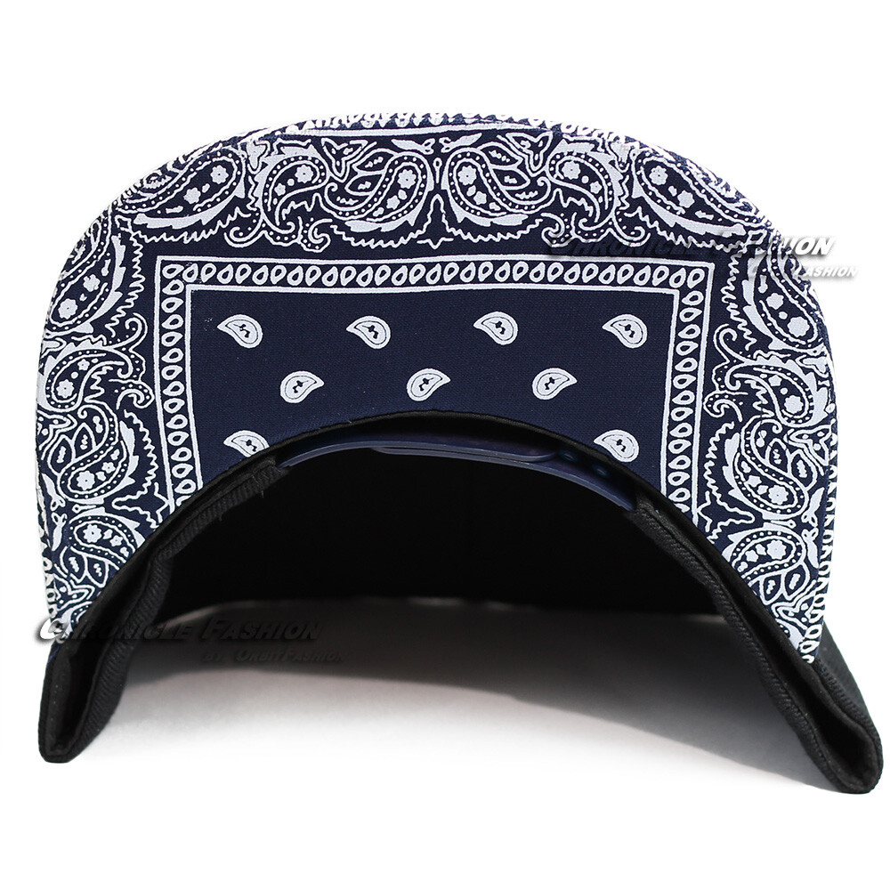 Bandana Snapback Hat Mens Adjustable Baseball Cap Paisley Streetwear ...