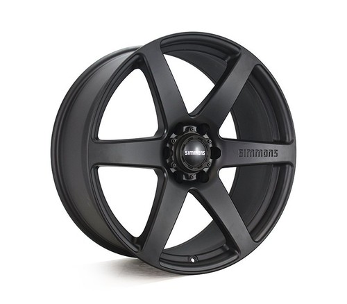 To Suit RAM 1500 WHEELS PACKAGE: 22x9.5 Simmons S6 Matte Black NCT and ...