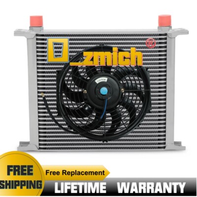 30 ROW AN-10 FIT FOR UNIVERSAL ALUMINUM ENGINE TRANSMISSION OIL COOLER+ ...