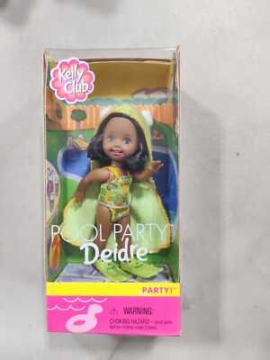 Barbie Kelly Club Pool Party Deidre Frog Towel & Flippers 2001 Mattel ...