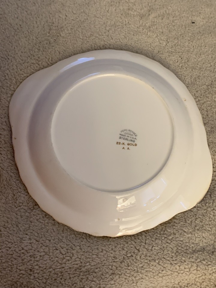 Pope Gosser China Made in USA Sterling 22K Gold | eBay