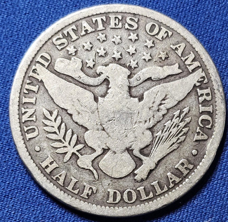 A 1908 US Barber SILVER Half Dollar | eBay