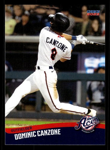 Dominic Canzone 2023 Choice Reno Aces #27 Reno Aces | eBay