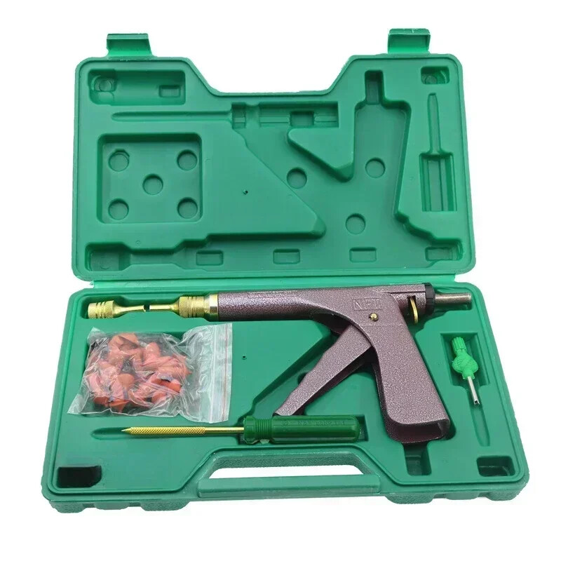 Tubeless Tire Repair Gun Kit for Car Motorcycle Bike Vacuum Puncture ...
