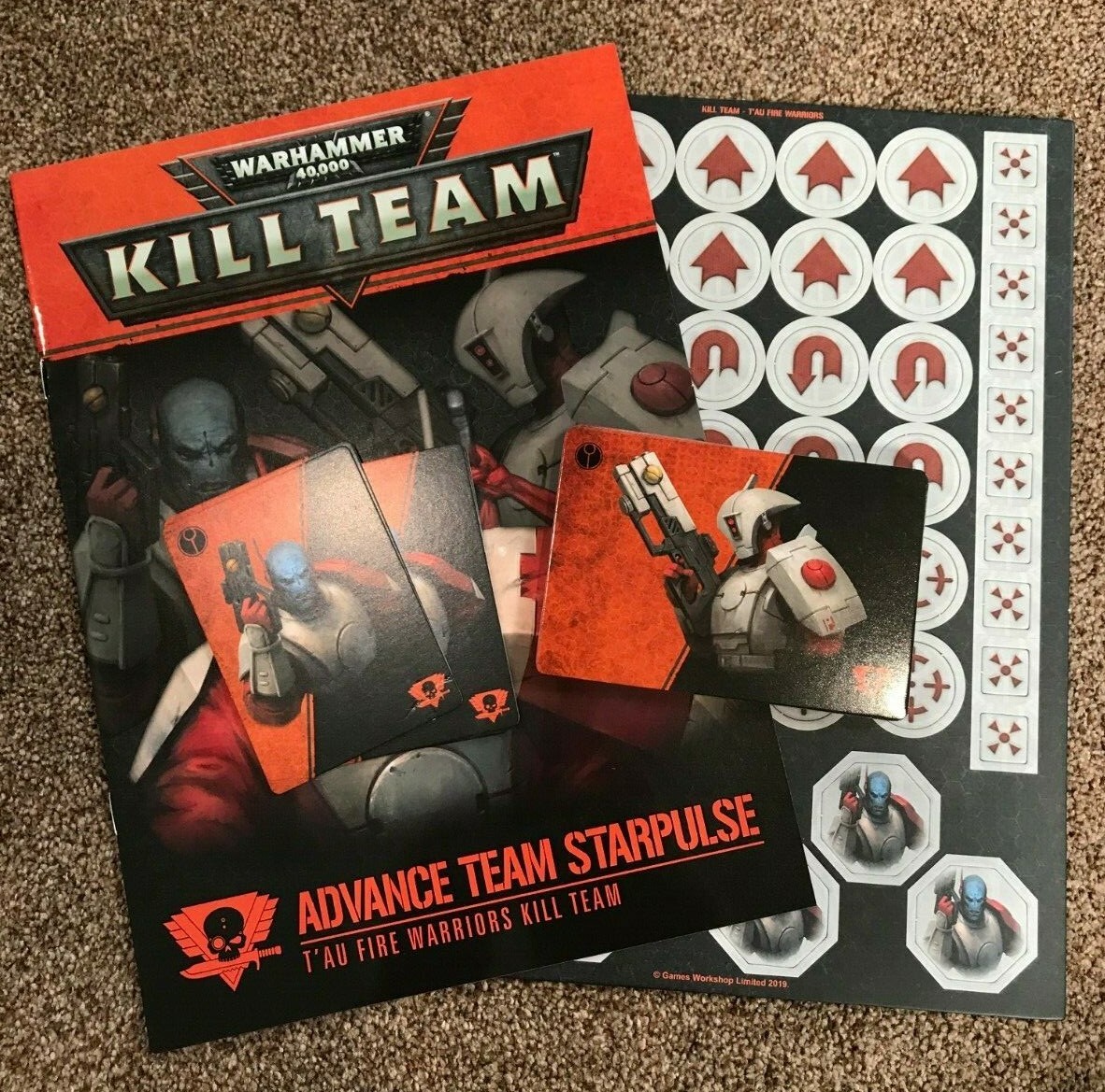 Kill Team Tau Rules Tokens Cards Advance Team Starpulse | eBay