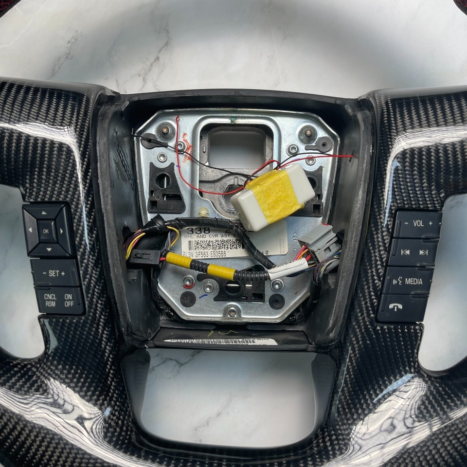 Ford F150 Raptor Steering Wheel w/ LED Speedometer - Carbon Fiber ...