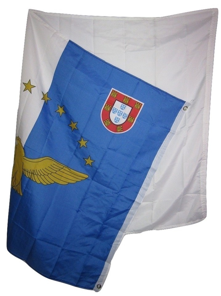 3x5 Azores Crest Eagle Stars Rough Tex Knitted Flag 3'x5' Banner Brass ...