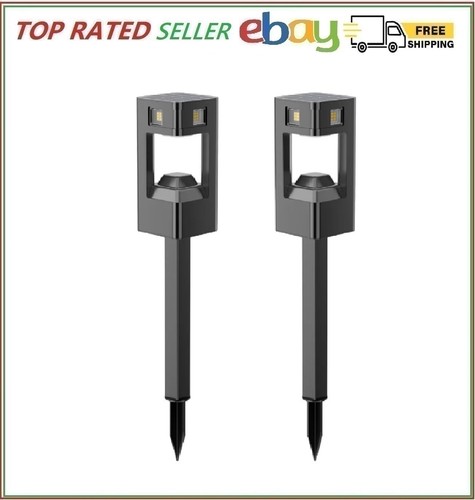 Infinity X1 500 Lumens Motion Activated Solar Security Pathway light, 2 ...