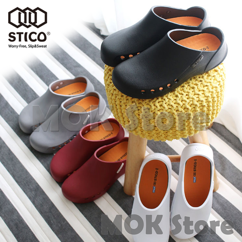 STICO NEC-02H Women Chef Kitchen Shoes Non-Slip Cook Slipper Indoor ...