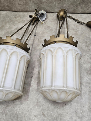 Antique Church Gothic ceiling light lamp fixtures with crown fitters ...