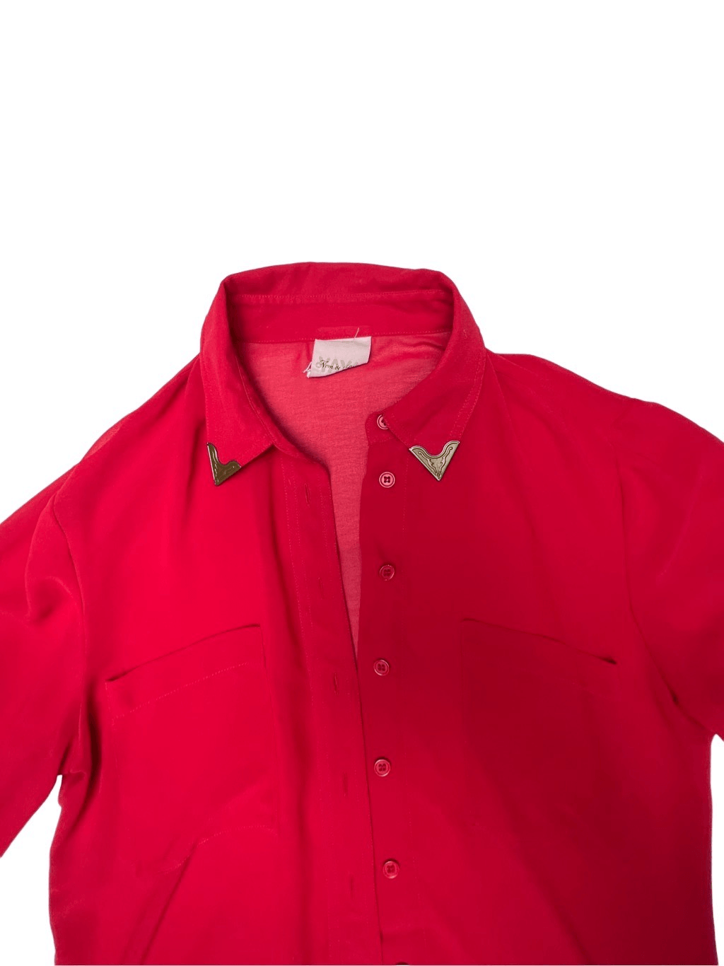 Urban Outfitters Semi Sheer Red Nom de Plume by Yaya Kris Western ...