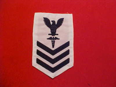 US Navy - Female 1st Class Hospitalman rating Crow E-6 Poplin | eBay