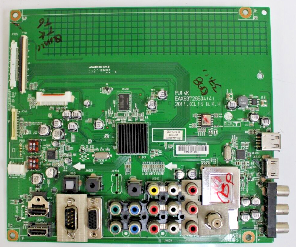50" ZENITH LED/LCD TV Z50PV220-UA MAIN BOARD EBR72942931 | eBay