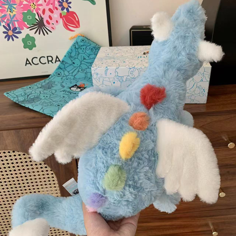 NWT HOT Jellycat Dragon Series Plush Toy Blue Sky&Matcha Dragon Doll ...