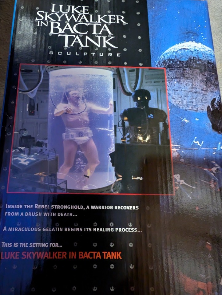 luke skywalker in bacta tank Statue Applause Rare Limited Edition. Star ...