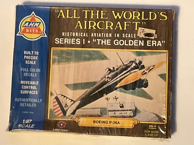 HO AHM 1/87 All The World's Aircraft Series I Boeing P-26A NIB | eBay