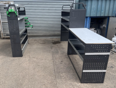 SYSTEM EDSTROM PREMADE RACKING AS PICTURED RACKING X 3 AS PICUTRED B995 ...