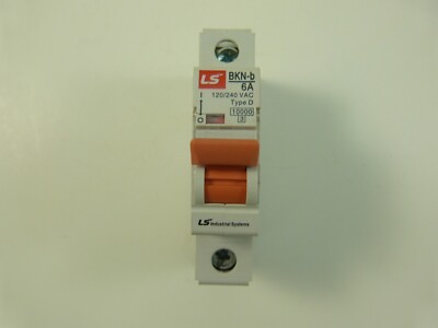 LS BKN-B-6A DIN RAIL MOUNT 1 POLE 120/240 V 6 AMP NEW | eBay