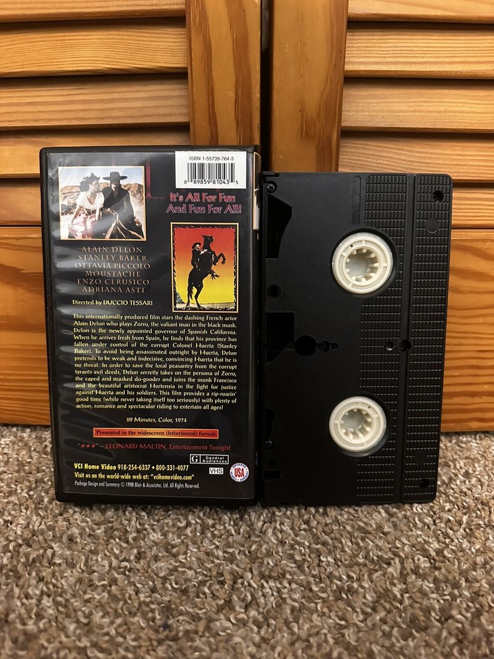 Zorro USED VHS Movie (VCI Home Video) | eBay