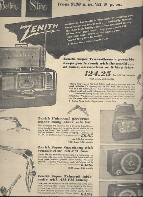 Zenith Universal Super Symphony Super Triumph Trans-Oceanic Table Radio ...