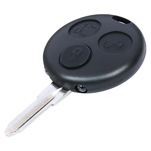 With 2 Infrared Lights Remote Key Fob 3 Button 433MHz for Smart Fortwo ...