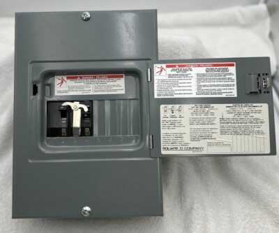 SQUARE D QO48M60DSGP Generator Panel,120/240V AC,60 A,4Spaces NEW IN ...
