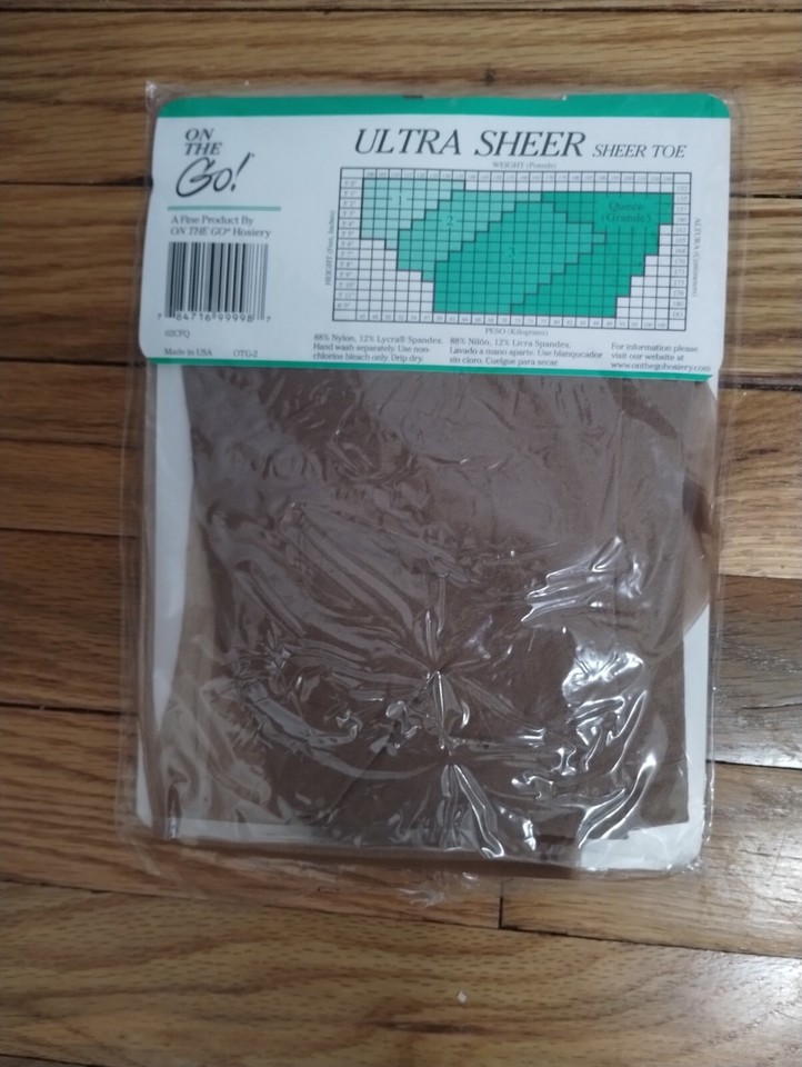 3 Pairs On The Go! Control Top Ultra Sheer Pantyhose Q Coffee ...