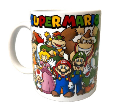 Cool SUPER MARIO BROS Coffee Mug LUIGI Yoshi DONKEY Toad BOWSER ...