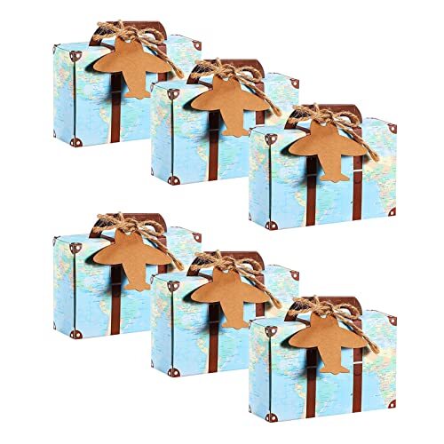 50 Pieces Mini Suitcase Candy Boxes Party Favor Candy Boxes Travel ...