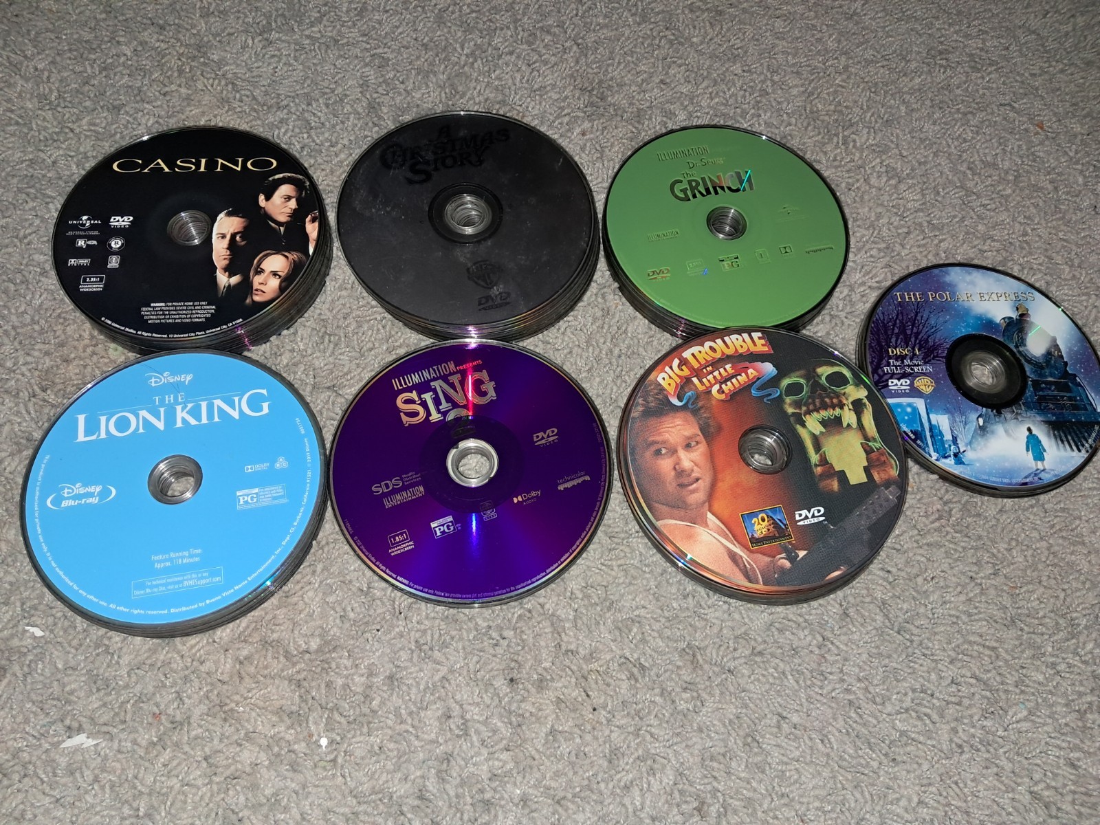 Lot Of 100 Disc Only DVDs! Bulk Lot Wholesale! | eBay