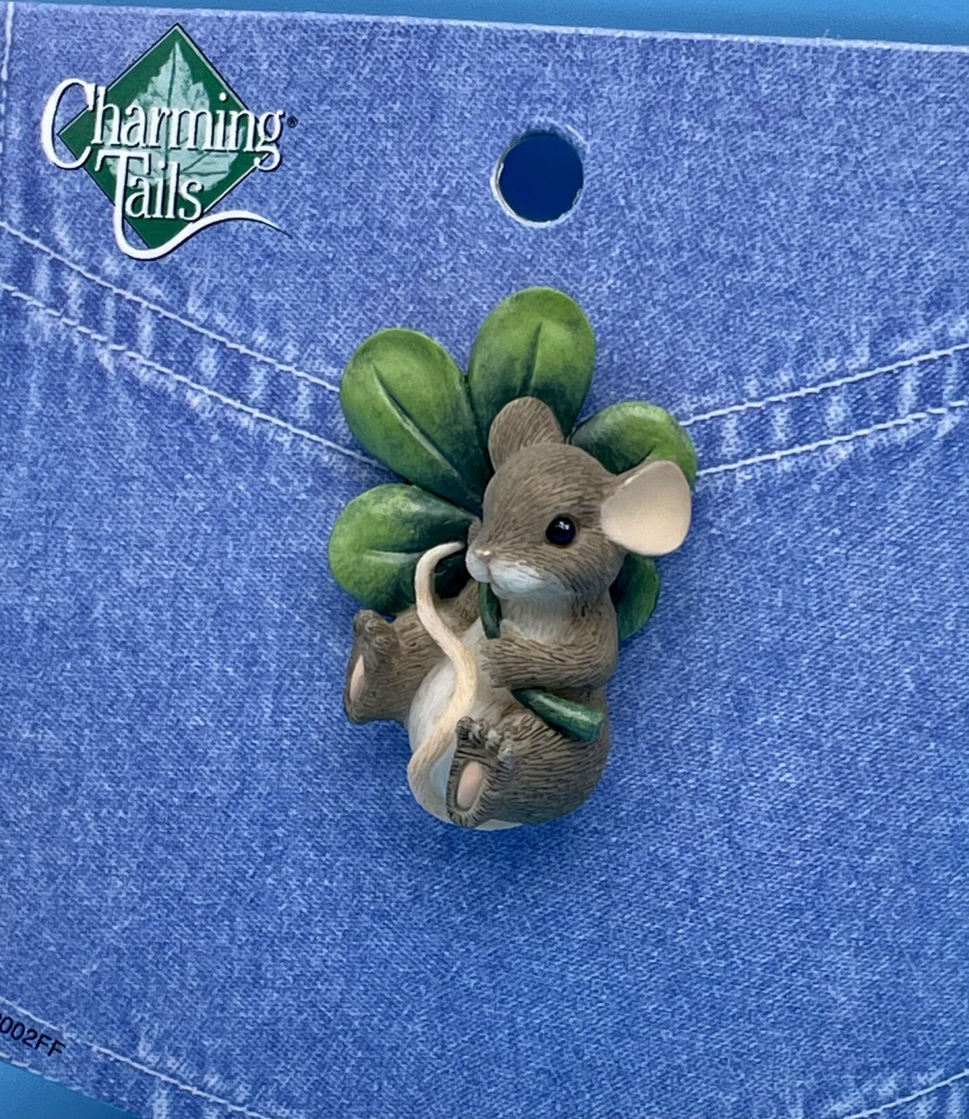 Fitz & Floyd Charming Tails Mouse Pin Lapel Pin lot Clover, Flag ...