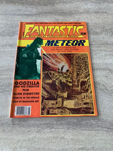 Fantastic Films Magazine ~ January 1980 ~ Godzilla Meteor | eBay