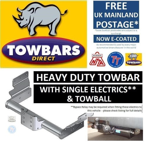 Towbar for Ford Transit Van & Minibus 2000 to 2014 Heavy Duty Flange ...