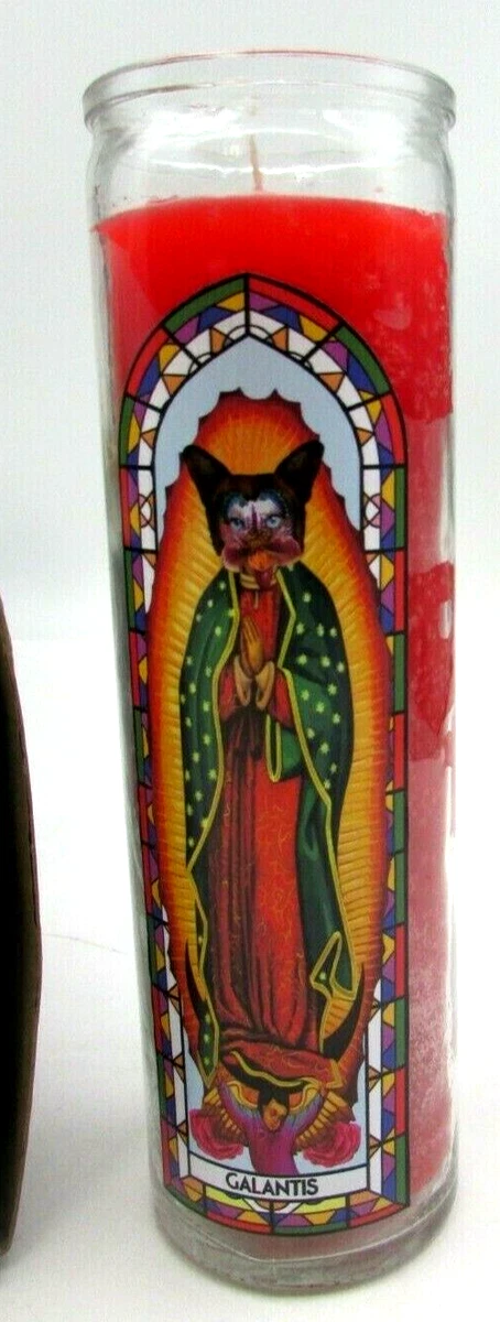 Long Glass Religious Candles
