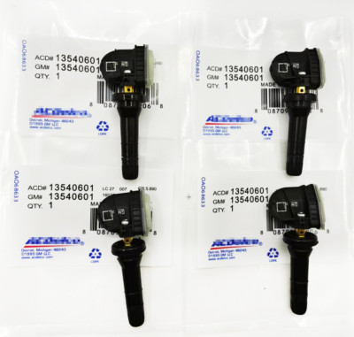 4PCS OEM TPMS 13540601 Tire Pressure Sensor for GMC Trucks & Vans ...