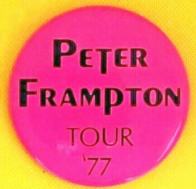 PETER FRAMPTON - 1977 worldwide concert tour. Neon PINK with Black Logo ...