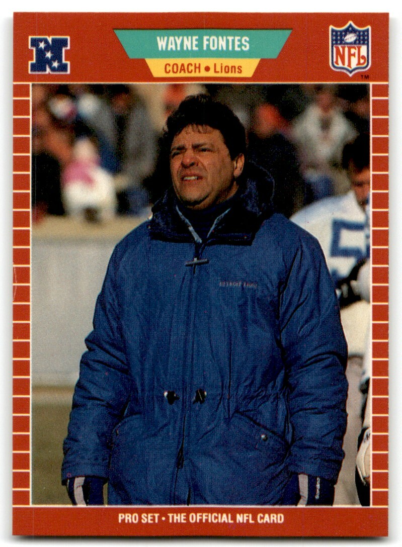1989 PRO SET WAYNE FONTES DETROIT LIONS #127 | eBay