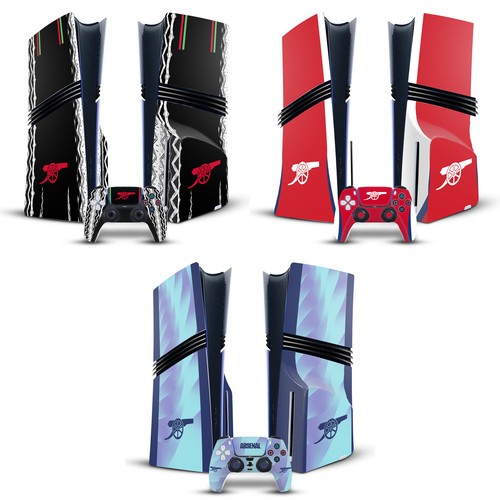 ARSENAL FC 2024/25 KIT VINYL SKIN DECAL FOR SONY PS5 PRO DISC EDITION ...