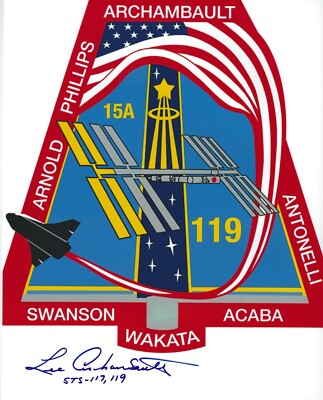 LEE ARCHAMBAULT Astronaut NASA Test Pilot Signed 8.5 x 11 Photo FREE ...