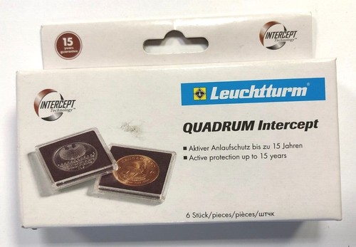 Lighthouse Quadrum Intercept 2x2 Coin Holders 41mm Snaplocks For Silver ...