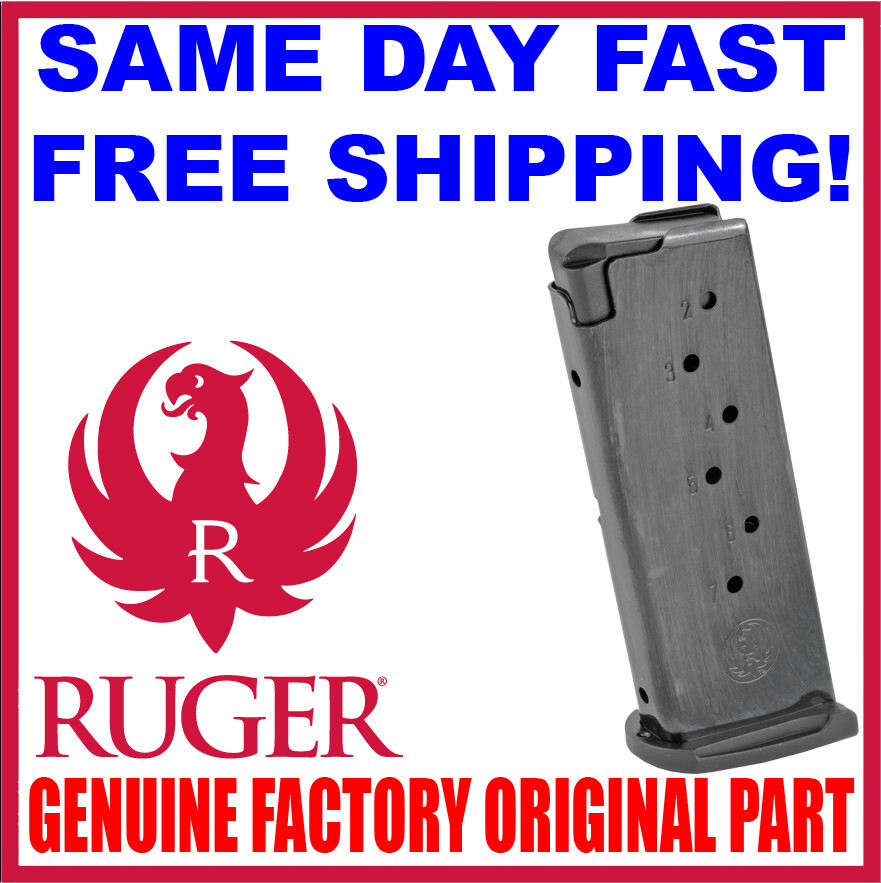 RUGER LC9 LC9S EC9s 9mm 7Rd Factory Mag w/Finger Rest FAST FREE SHIP ...