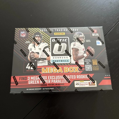 🔥 2024 Panini Donruss Optic NFL Football TARGET Mega Box Green Hyper ...