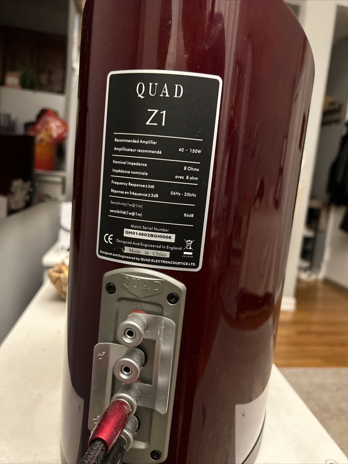 Quad Z-Series Z1 Speakers (Pair) Finish: Rosewood | eBay