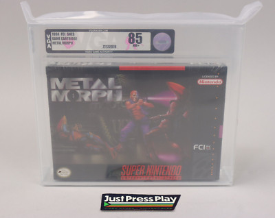 Metal Morph Super Nintendo SNES 1994 FCI New Factory Sealed VGA Graded ...