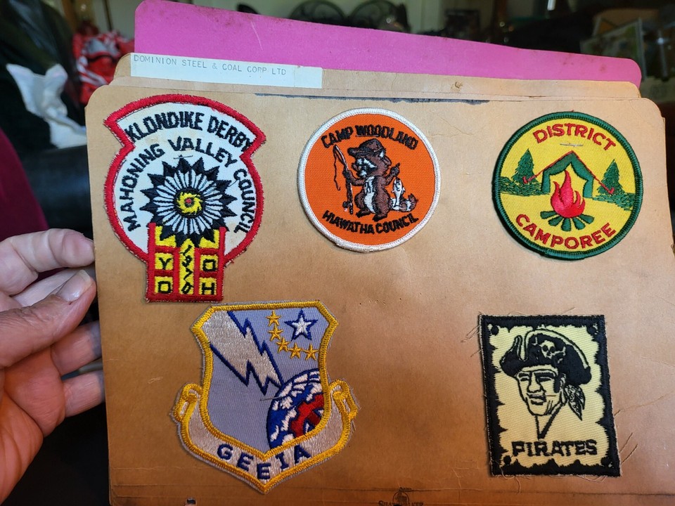 Large Lot of Vintage BSA Boy Scout Patches, Metals , Leather. nostalgia ...