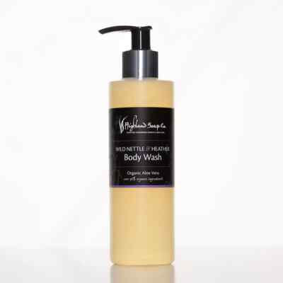 The Highland Soap Company Organic Wild Nettle & Heather Body Wash 250ml ...