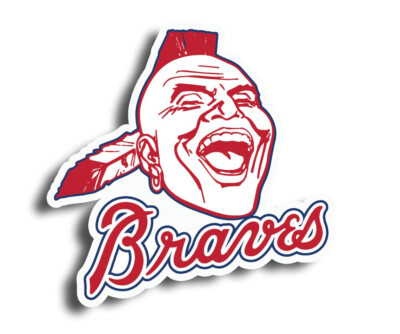 Atlanta Braves Retro Decal / Sticker 5" | eBay