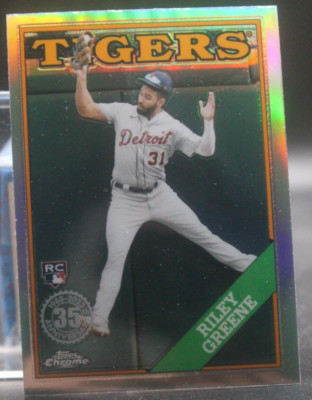 Riley Greene (Tigers/RC/Gators) - 2023 Topps Chrome 1988 Refractor ...