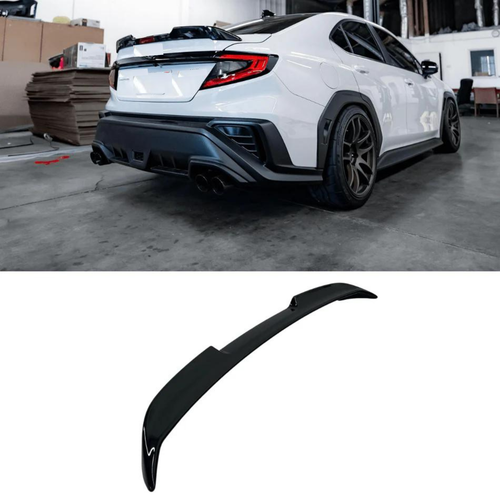 FOR 2022+ SUBARU WRX VB JDM GLOSS BLACK DUCKBILL HIGHKICK TRUNK SPOILER ...